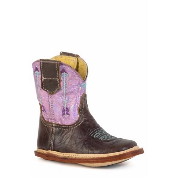 Roper | Shoes | New Roper Infant Cowbabies Marbled Leather Boots In ...